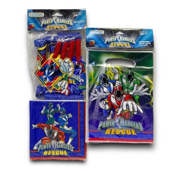 Power Ranger | Party Supplies | Vintage Power Rangers Lightspeed Rescue ...
